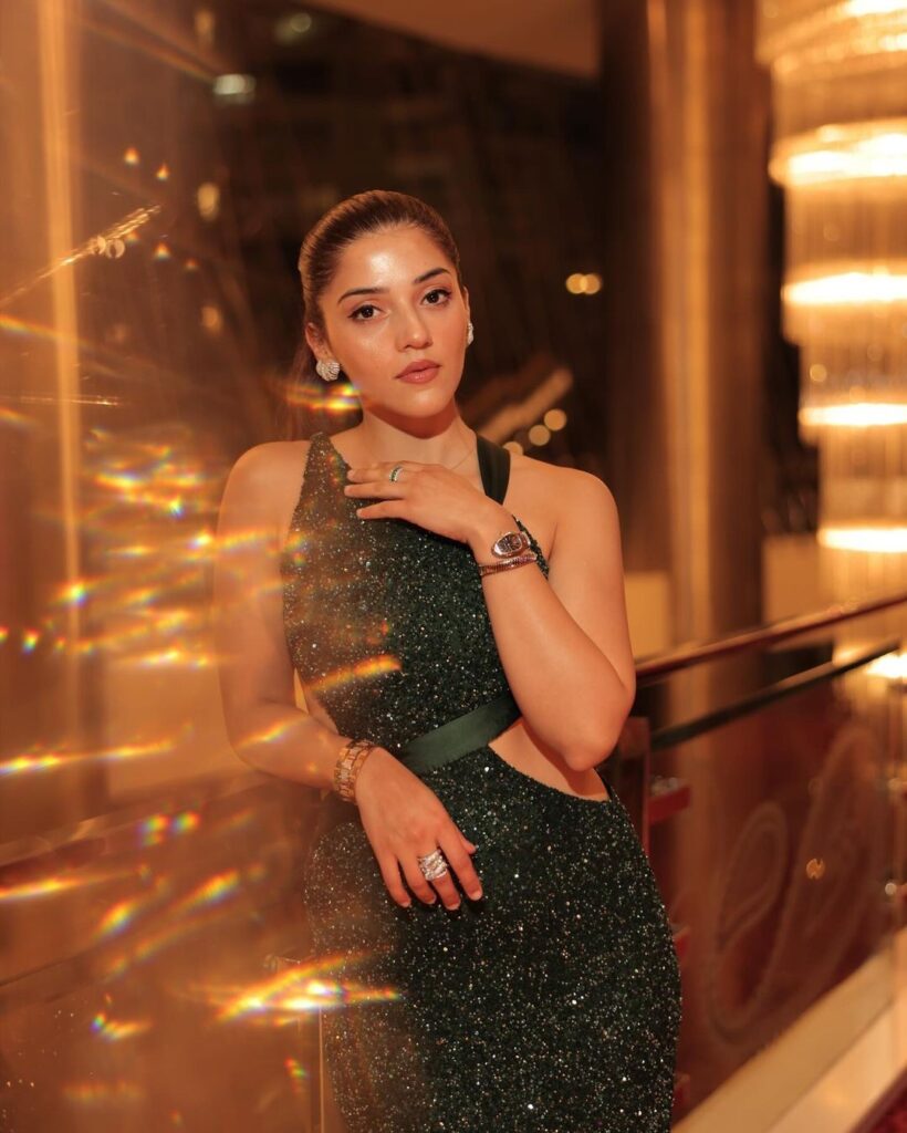 Mehreen Pirzadaa Looking Glamorous in Shiny Black Dress | Telugu Rajyam ...